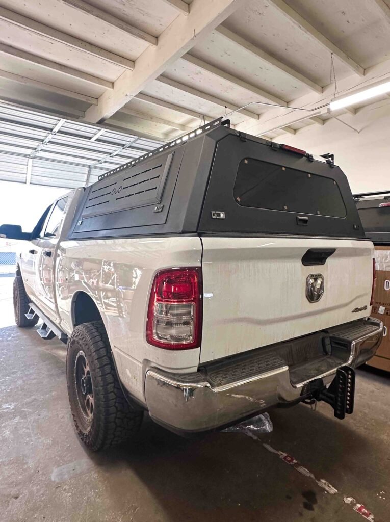 Ram 6.4ft Aluminum Camper Shell | OuO Truck Bed Cap