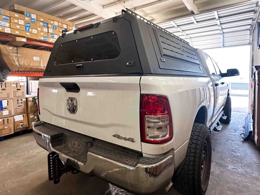 Ram 6.4ft Aluminum Camper Shell | OuO Truck Bed Cap